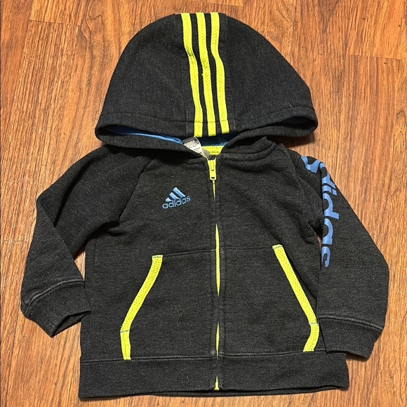 adidas | Shirts & Tops | Adidas Baby Zip Up Jacket With Hood | Poshmark